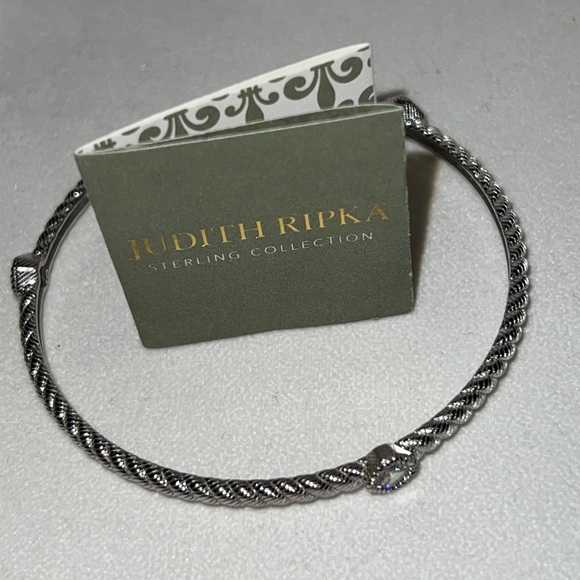 Judith Ripka | Jewelry | Judith Ripka Bangle Bracelet With Three Asher ...